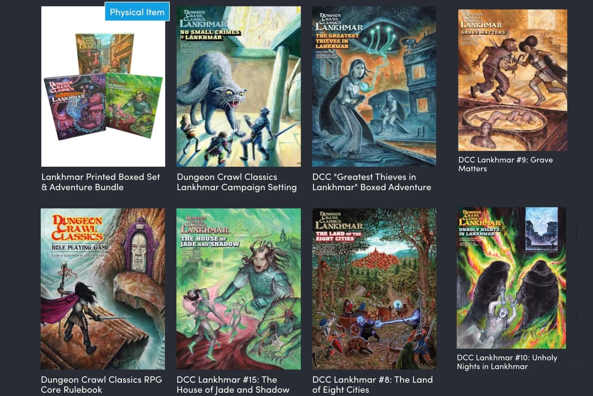Get the 'Last Call for Lankhmar' book bundle - including a printed box ...