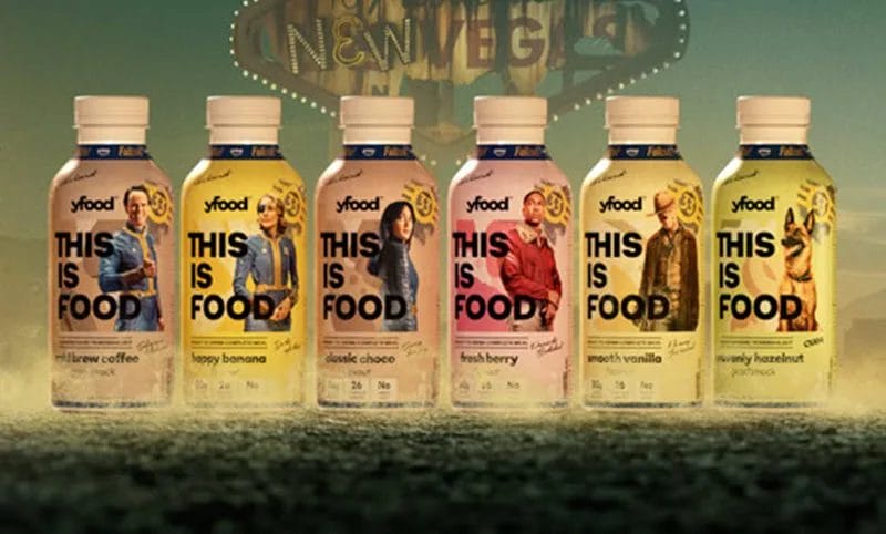 yfood launches Fallout limited edition meal replacements in UK supermarkets