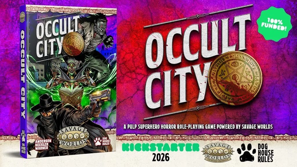 Occult City: Where pulp superheroes meet cosmic horror
