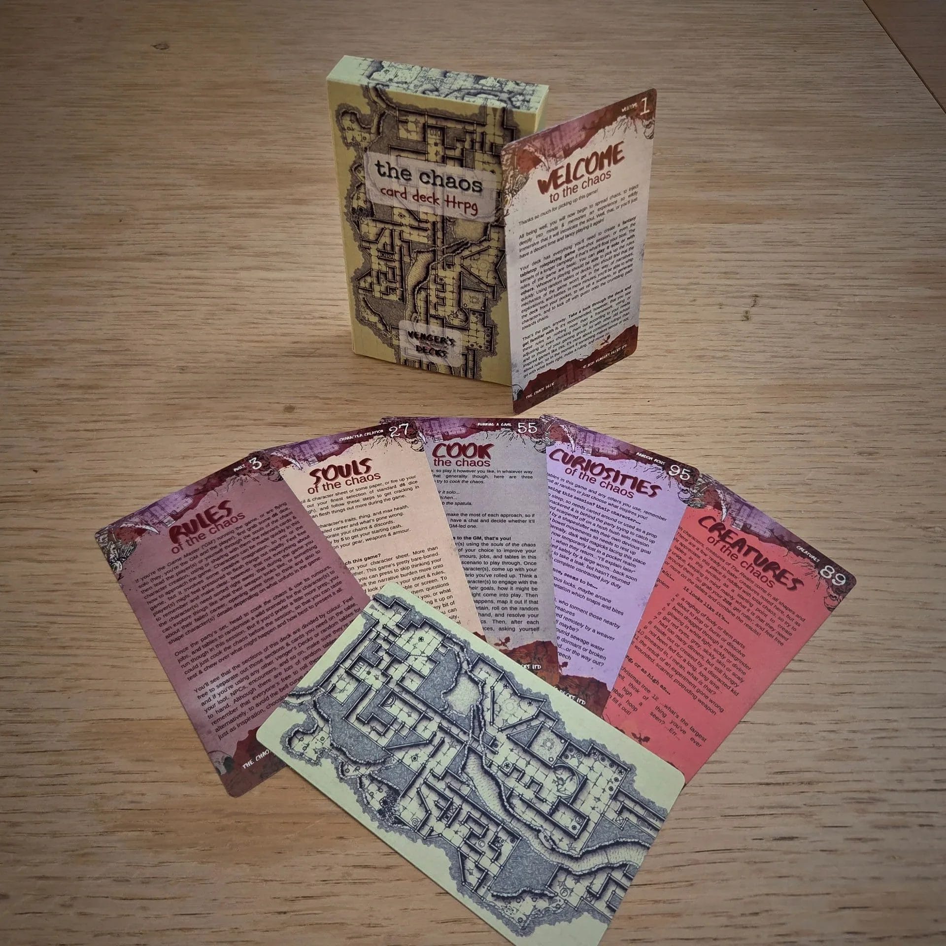 Venger's Decks launches physical edition of The Chaos card-based ...